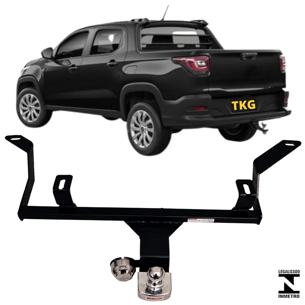 Engate Reboque Rabicho Fixo Strada 2021 450Kg | Shopee Brasil