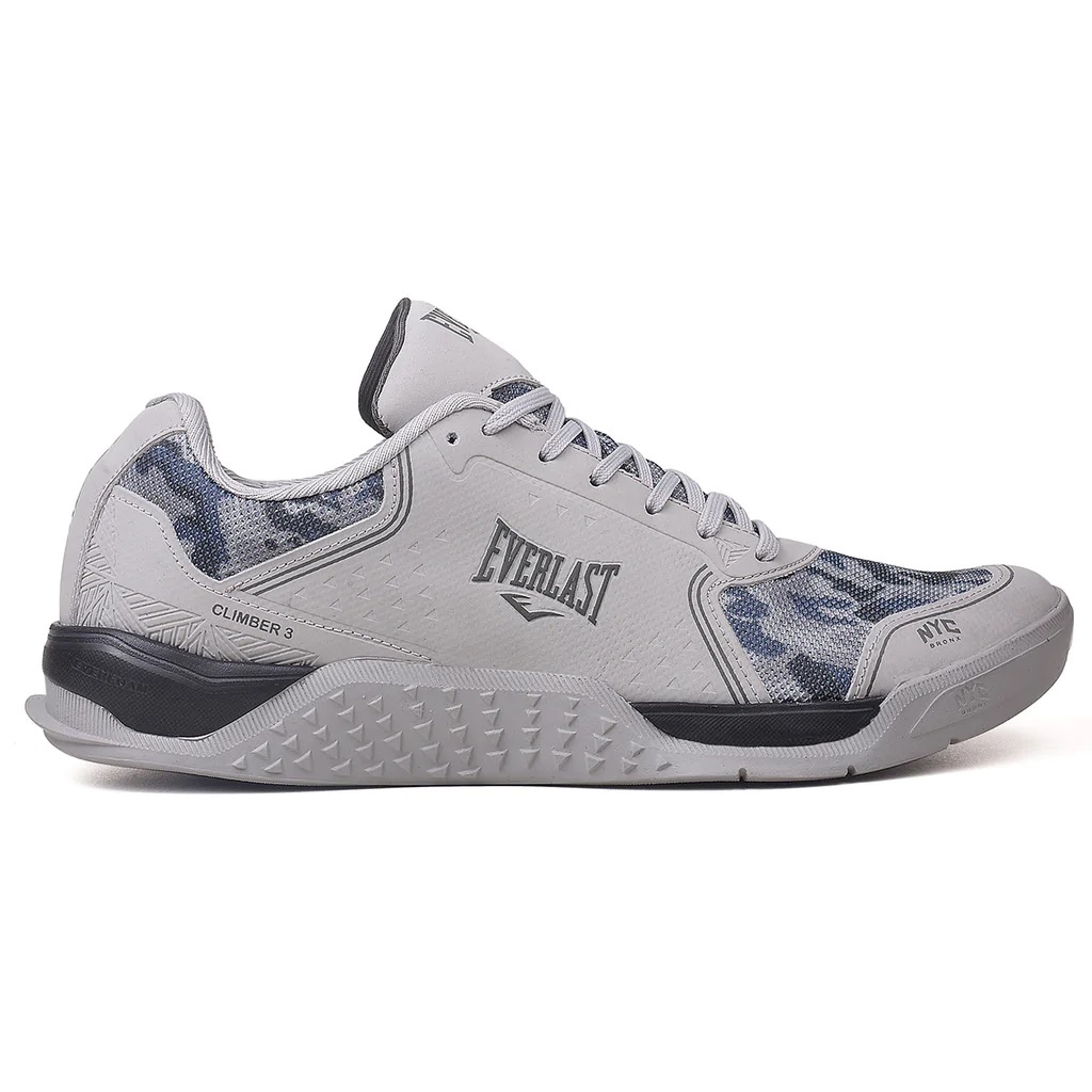 Tênis Everlast Climber III - Cross Training - Preto/Cinza | Shopee Brasil