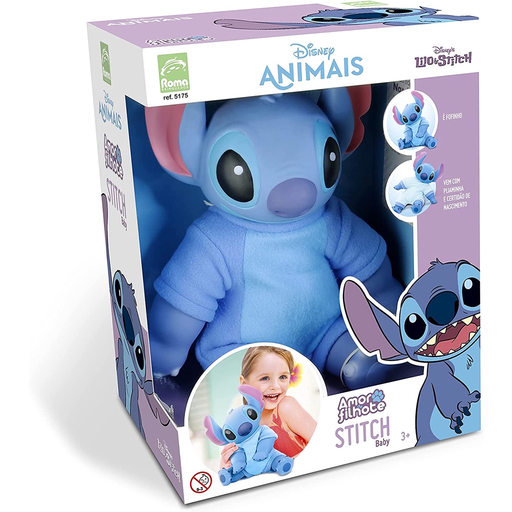 Rom Brinquedos COLECAO AMOR DE FILHOTE STITCH | Shopee Brasil