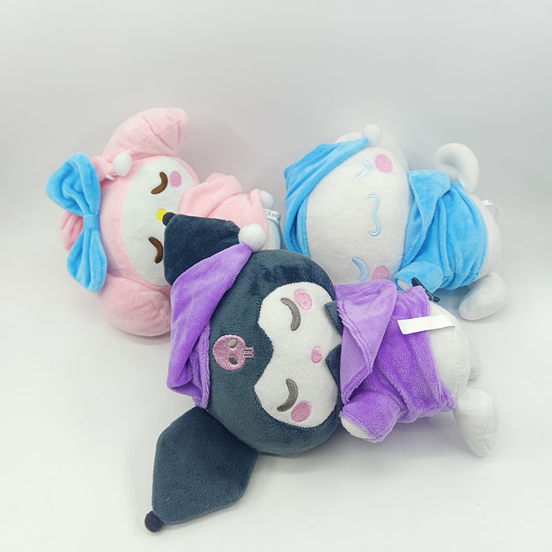 AIBI Plush Toy Influencer Cute Sanrio Postura Adormecida Kuromi Melody ...