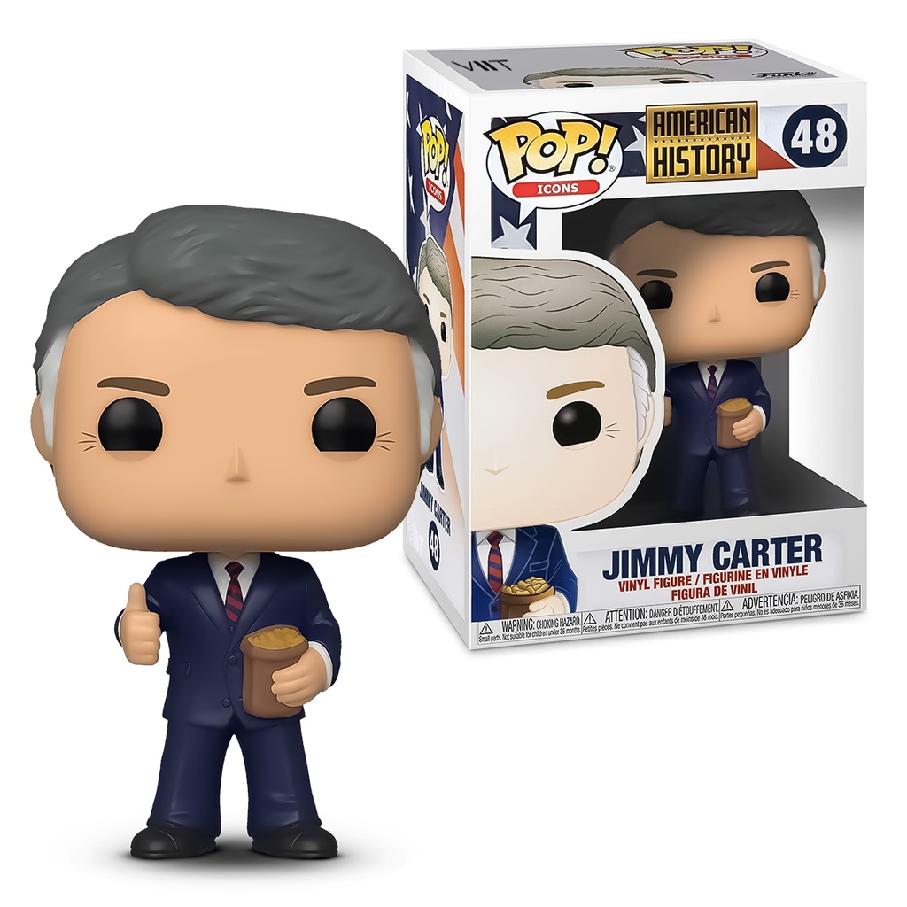 Funko Pop! Jimmy Carter - Icons American History - Icons #48 - Nota ...