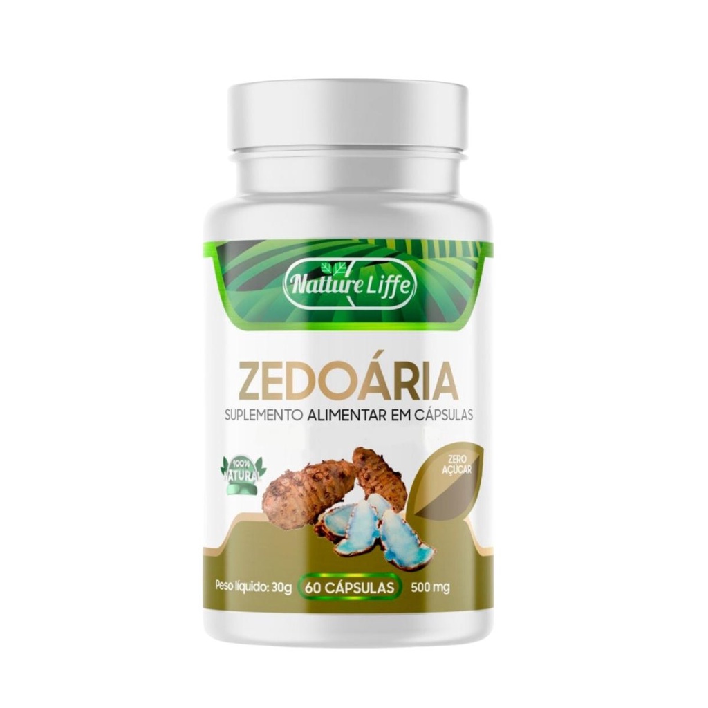 Zedoaria 60 Capsulas Original Natural Saudável Imunidade | Shopee Brasil