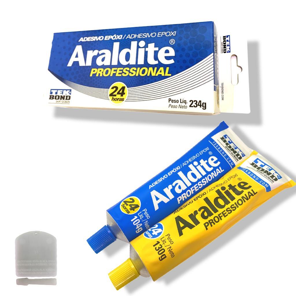 Cola Araldite Profissional Epóxi Tekbond 24h 234g | Shopee Brasil