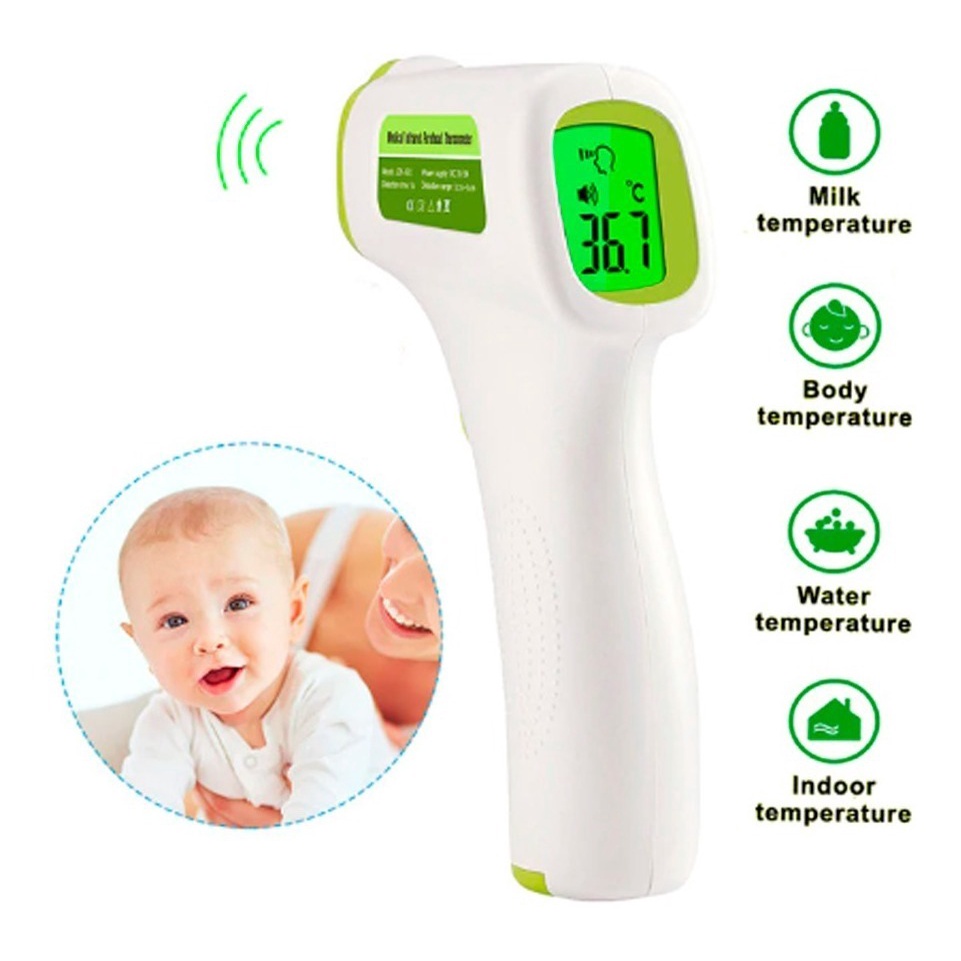 Termometro Digital Infravermelho Corporal Febre Bebe Humano | Shopee Brasil