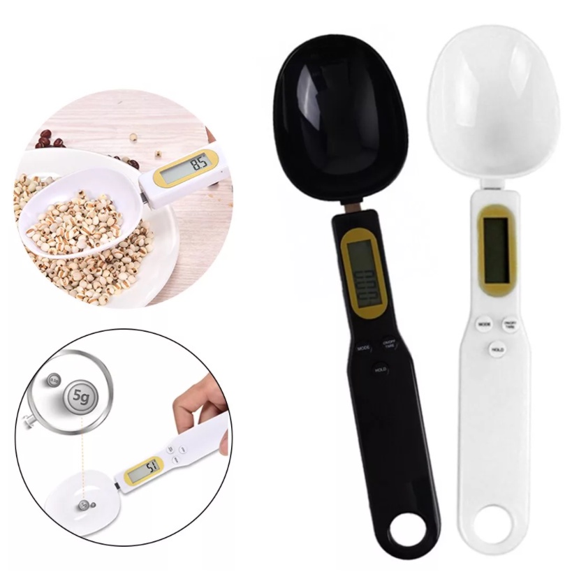 Colher Medidora Digital Medida Portátil com Balança para Alimentos Casa ...