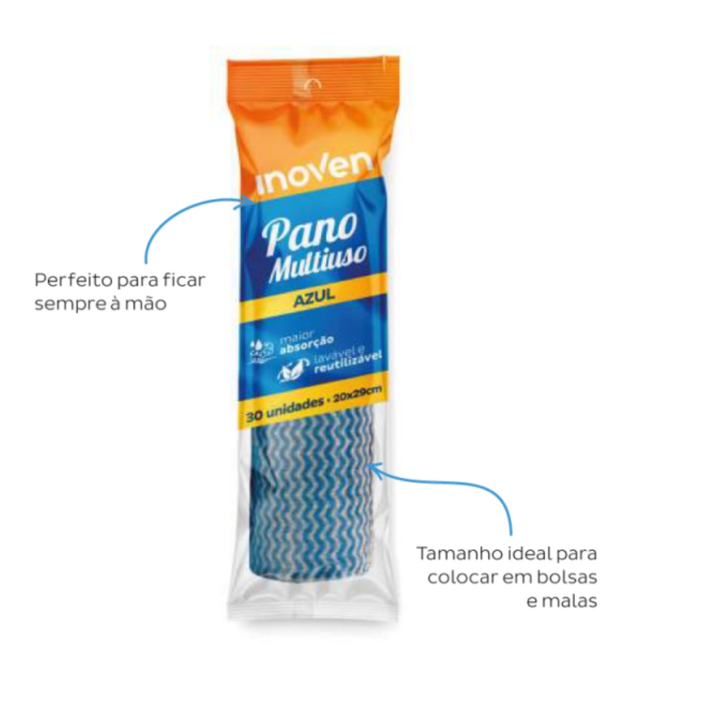Pano Multiuso Perfex para Limpeza Picotado 30 unidades 20x29 | Shopee ...