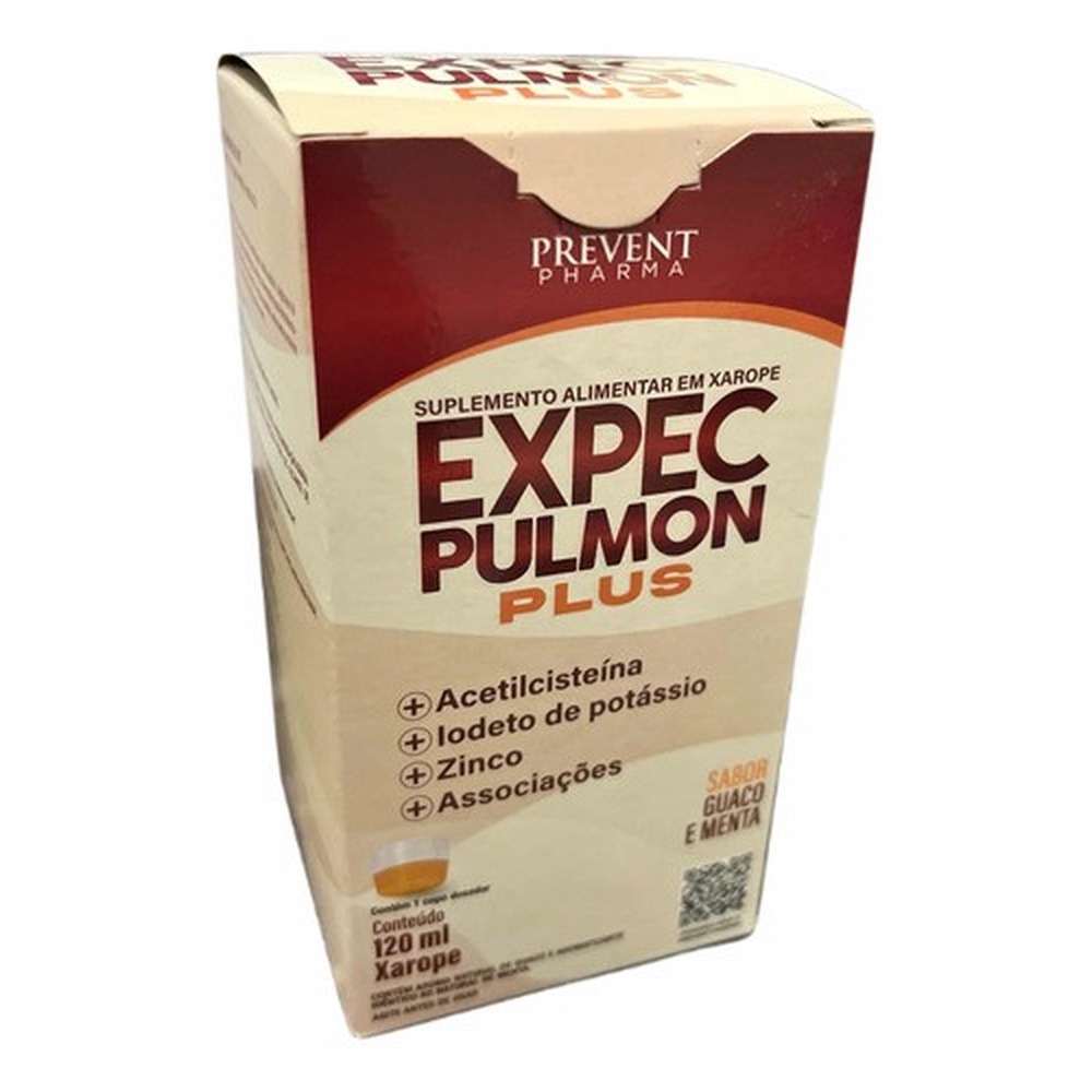 Expec Pulmon Plus Xpe 120Ml Vit+Min Prevent Pharma | Shopee Brasil