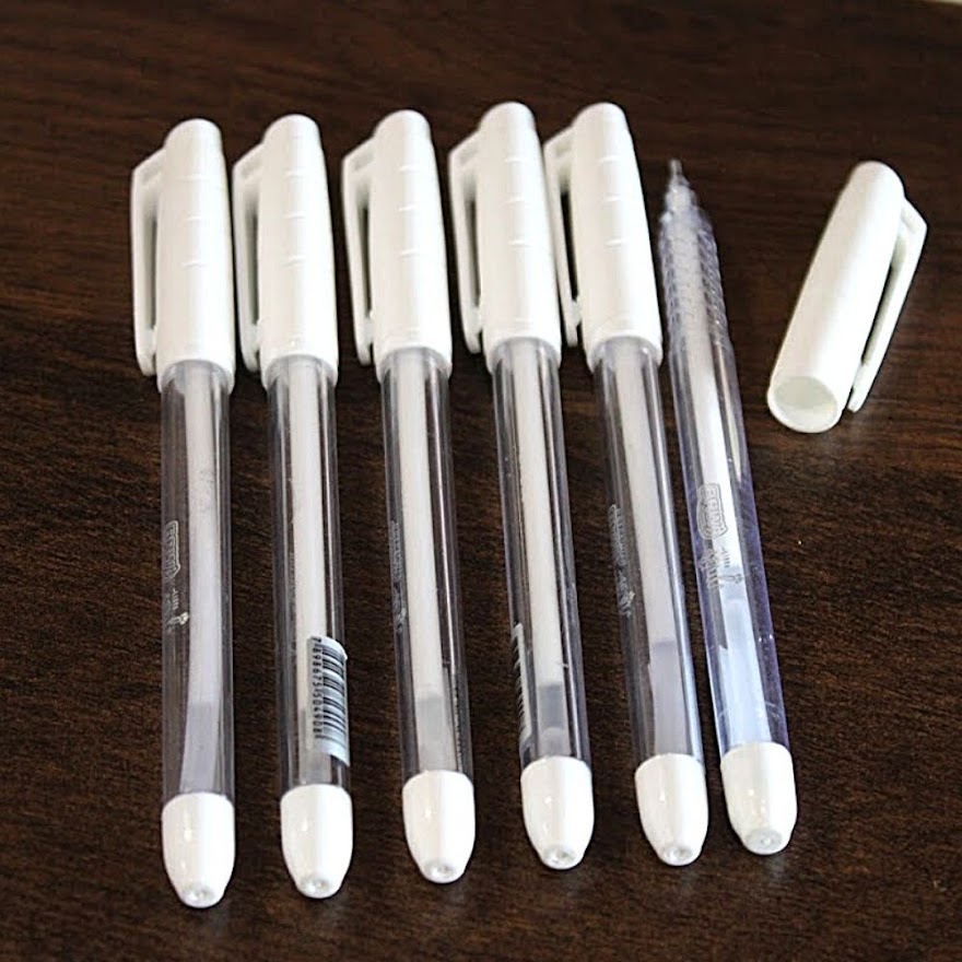 Caneta Gel Branca 1.0 Unidade BRW | Shopee Brasil