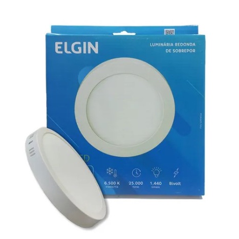 LUMINARIA 18W SOBREPOR REDONDO 6500K | Shopee Brasil