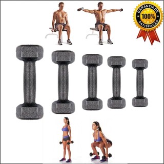 Halter Sextavado Pintado 1 ao 5 Kg "Unidade" - Treino em Casa ...