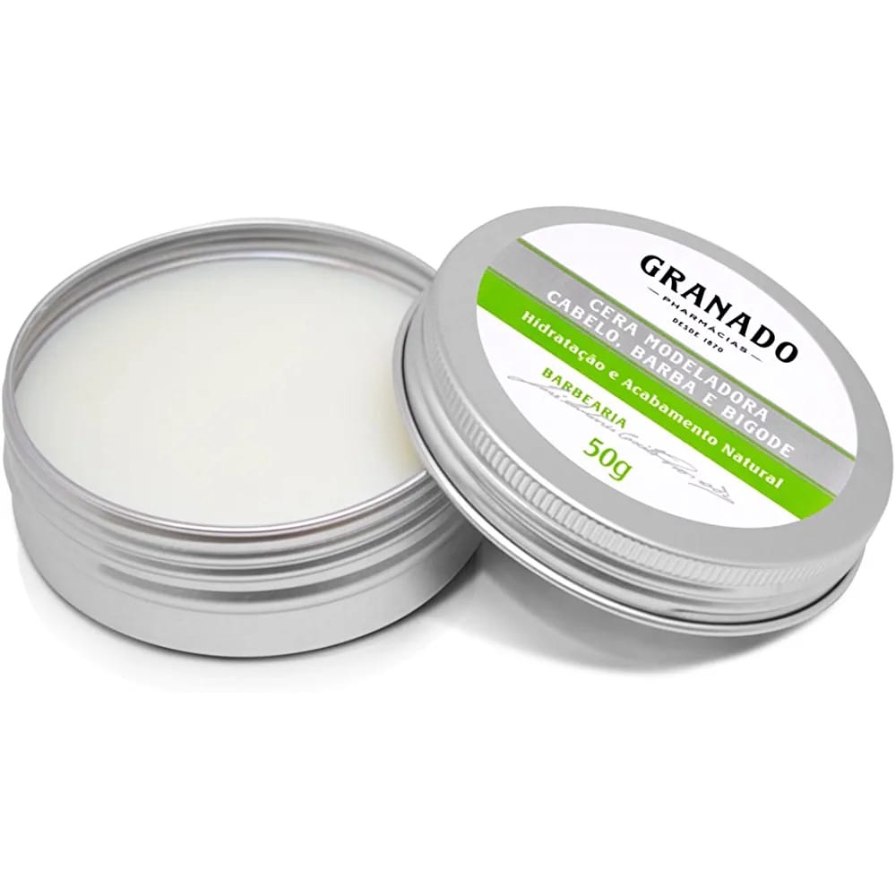 Cera Modeladora Cabelo, Barba e Bigode, Granado, Verde, 50g | Shopee Brasil