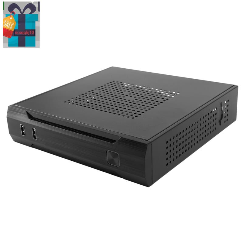 Caixa Fina Itx Mini Case HTPC Home Theater Horizontal SECC PC Gabinete ...