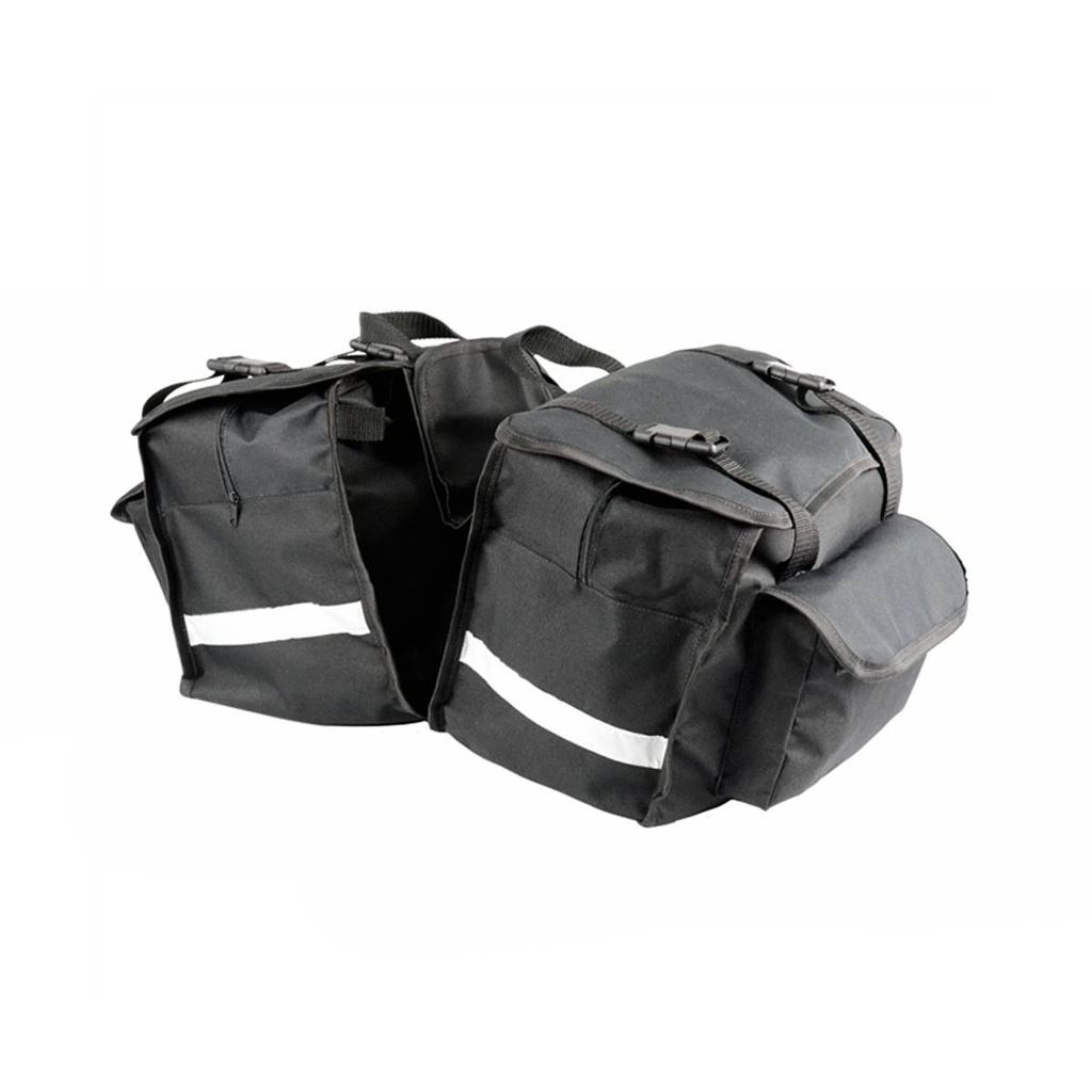 Bolsa Alforge Lateral Moto em Nylon 19 litros com Bolso | Shopee Brasil