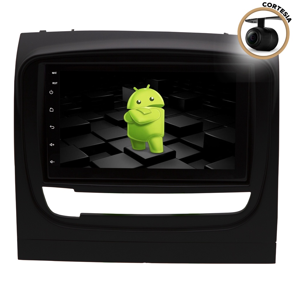 Central Multimídia para Palio, Siena, Strada, 2013-2019 com Sistema Android, Tela 7 polegadas ...
