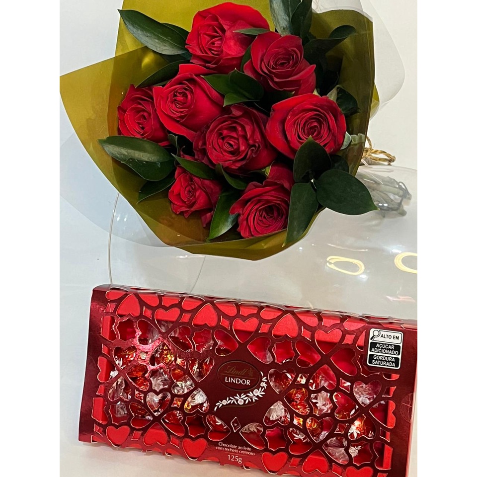 Lindt bombom Lindor CAIXA com ROSAS | Shopee Brasil