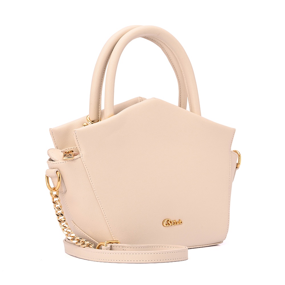 Bolsa Mini Bag CS Club Feminina Geometric Off-white | Shopee Brasil