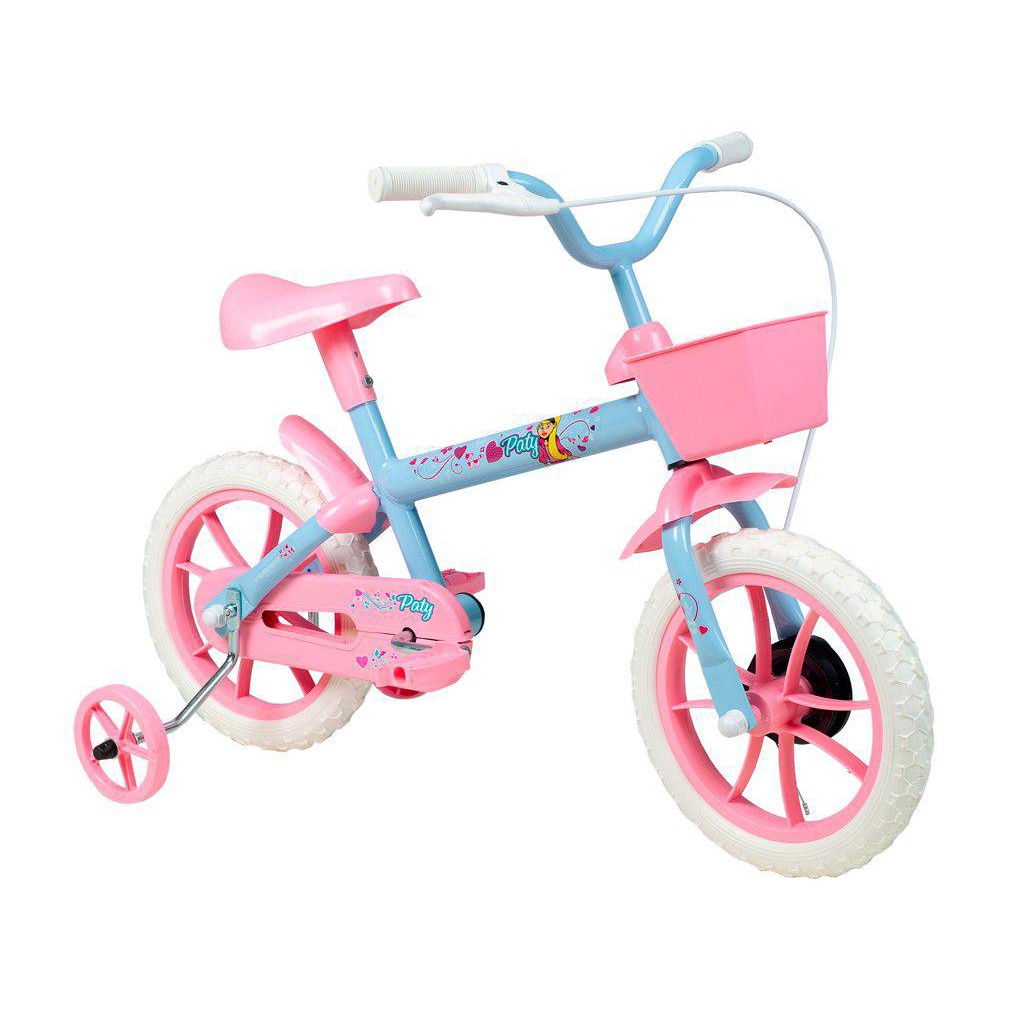 Bicicleta Bicicletinha Infantil Paty Rosa e Azul Aro 12 - VERDEN BIKES ...