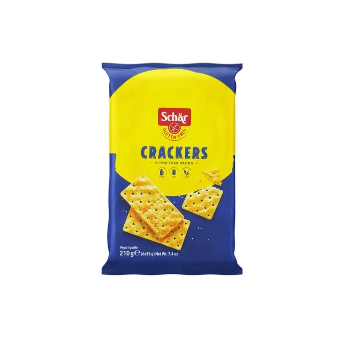 Crackers Zero Glúten, Zero Lactose Schar 210g | Shopee Brasil