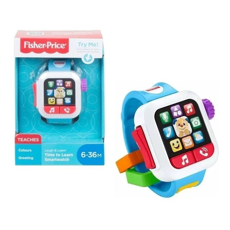 Brinquedo Bebê Meu Primeiro Smartwatch - Fisher-price Mattel | Shopee ...