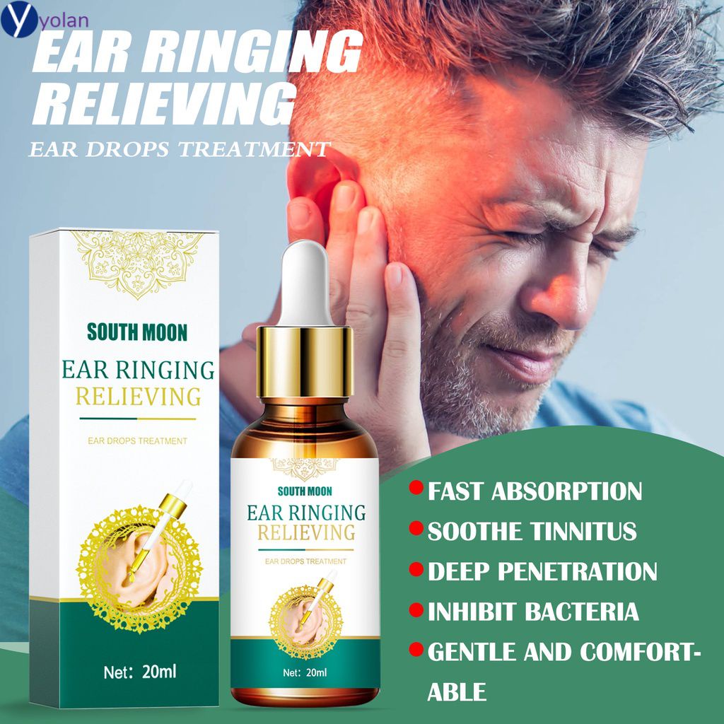 South Moon Tinnitus Ear Drops tratamento de infecção líquido de limpeza ...
