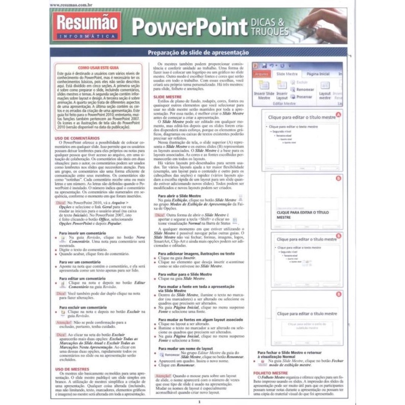 Livro - Resumao - Powerpoint - Dicas E Truques | Shopee Brasil