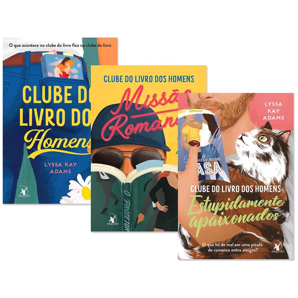 Kit Clube do Livro dos Homens (Vol. 1, 2 e 3) | Shopee Brasil