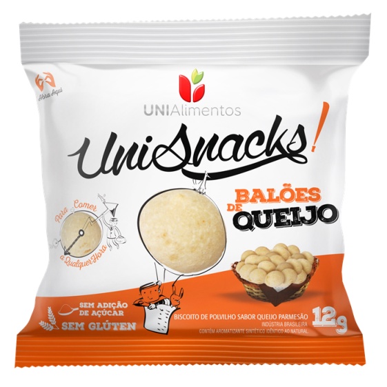 BISC. POLVILHO BALÕES DE QUEIJO UNI SACHE 12G | Shopee Brasil