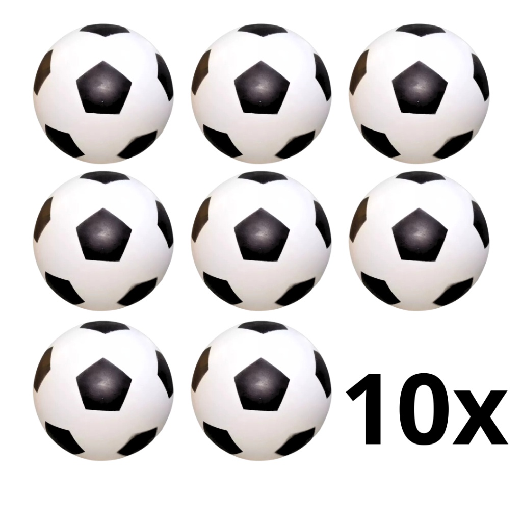 10 Bola de Vinil Dente De Leite Branco com Preto Futebol | Shopee Brasil