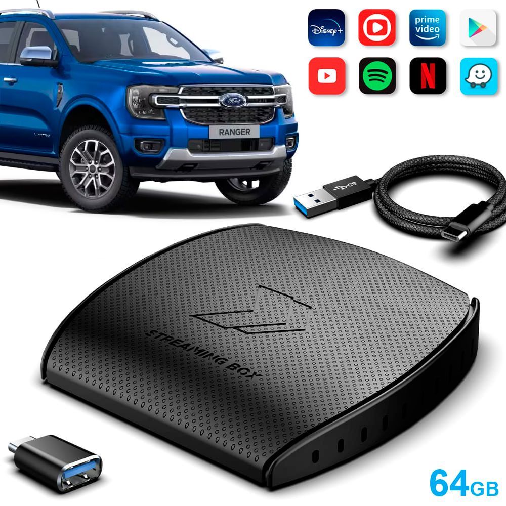 Streaming Box Nova Ranger 2024 com Sistema Carplay 4G Wi-Fi | Shopee Brasil