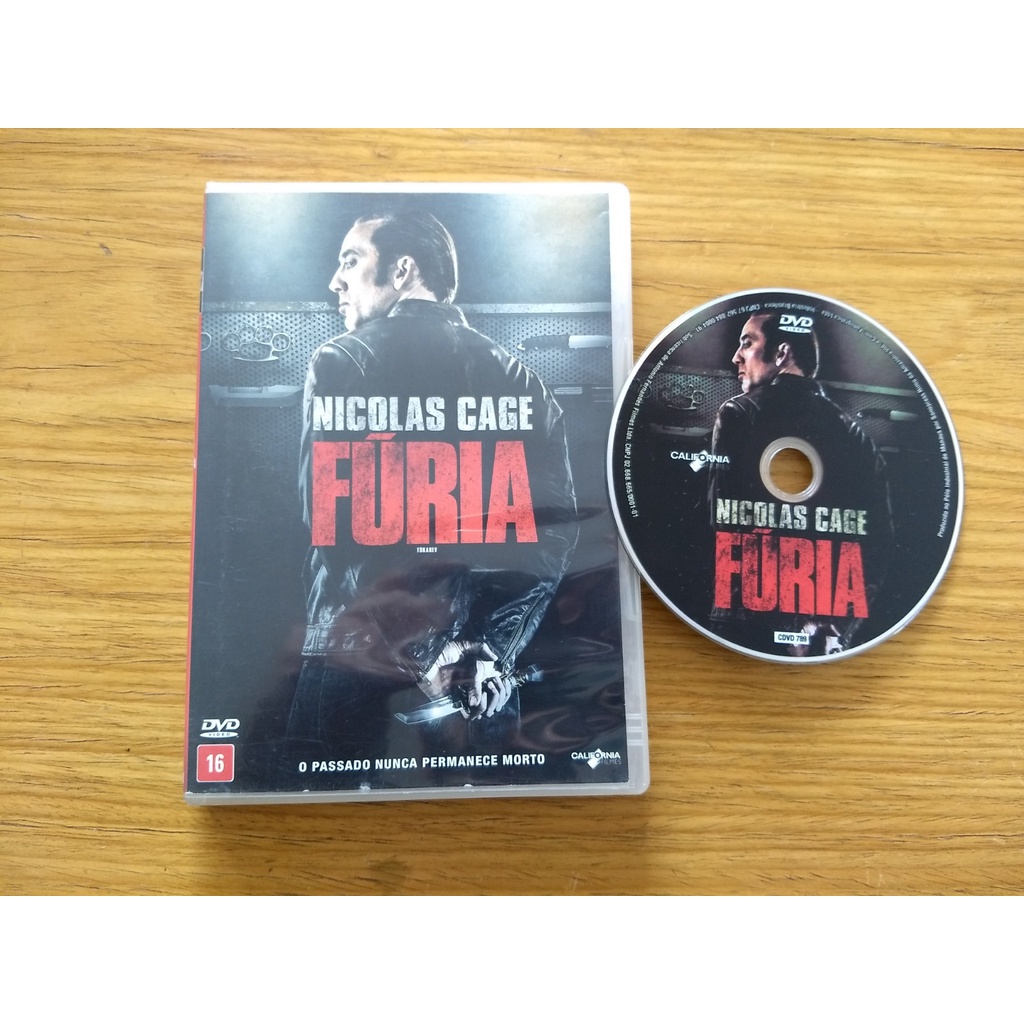 DVD FURIA - NICOLAS CAGE - ORIGINAL | Shopee Brasil