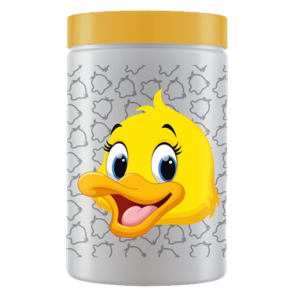 Pote Plástico Fazendinha Patinho Pato Farm 1,5LT Branco Multiuso ...