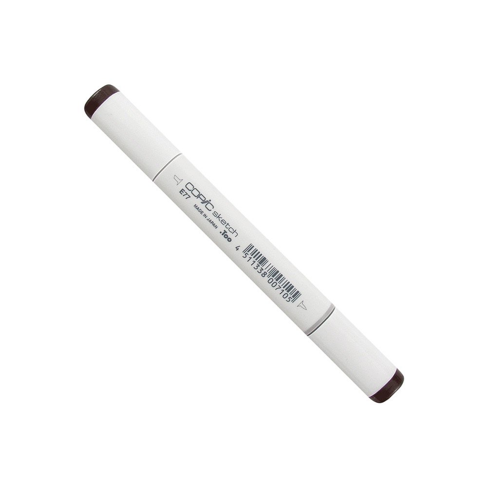 Marcador Para Desenho Copic Sketch E77 Maroon | Shopee Brasil