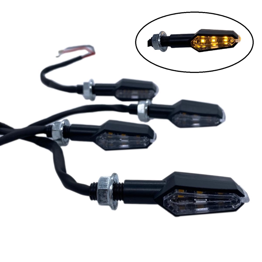 Seta Pisca Moto Led Universal Cg Fan Titan Start Twister Cb 300 Xre ...