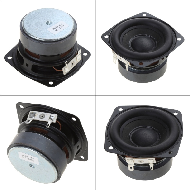 Li * 79mm 4Ohm 20W Alto-Falante Auditivo Alcance Frequência Total Quadrado 3 Polegadas | Shopee ...