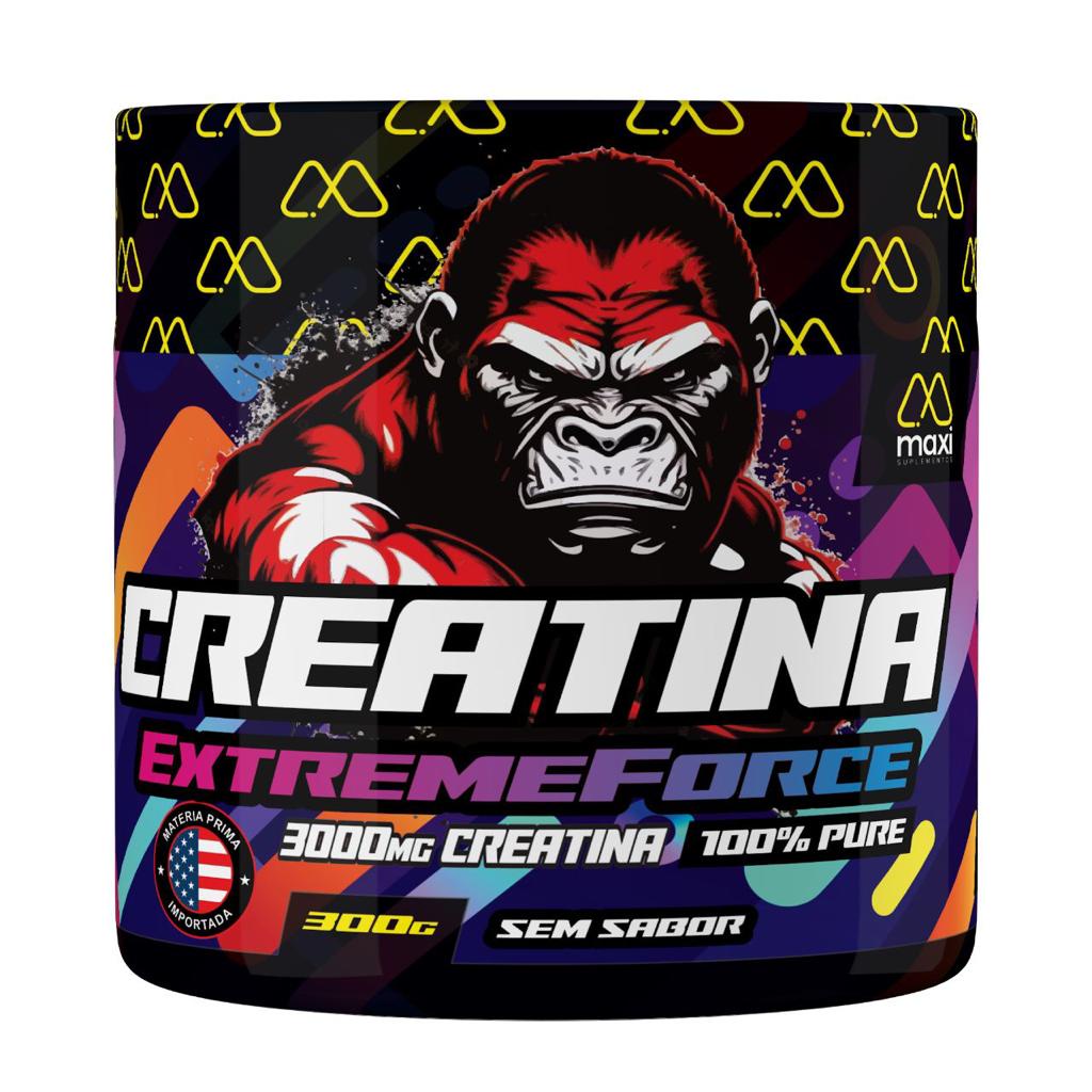 Creatina Extreme Force 100% Pure 300g Pote Maxi Suplementos | Shopee Brasil