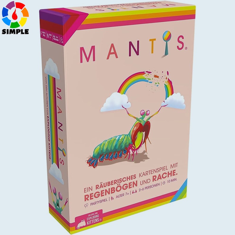 Exploding Kittens Mantis Matching Card Game | Shopee Brasil