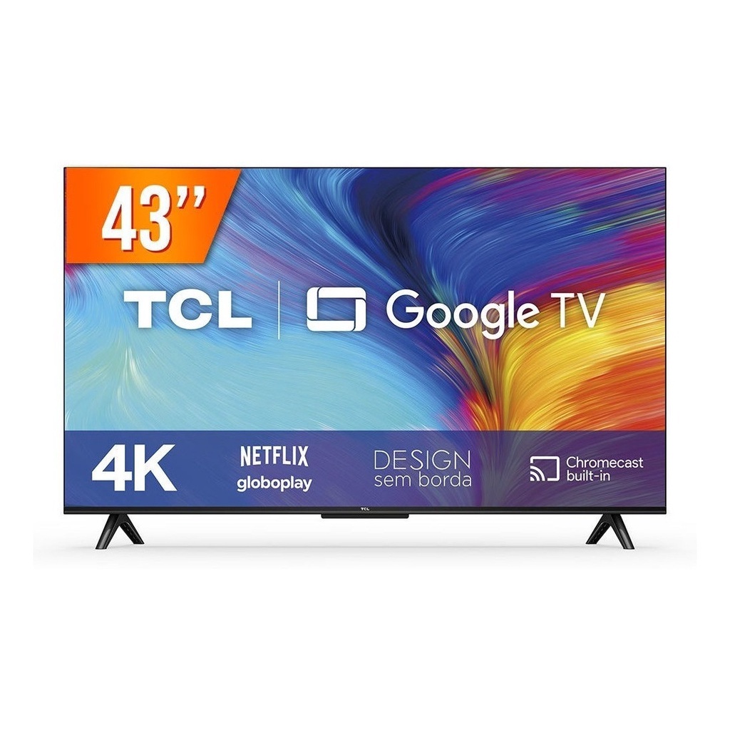 Smart TV TCL Series P635 43P635 LED 4K 43" 220V | Shopee Brasil
