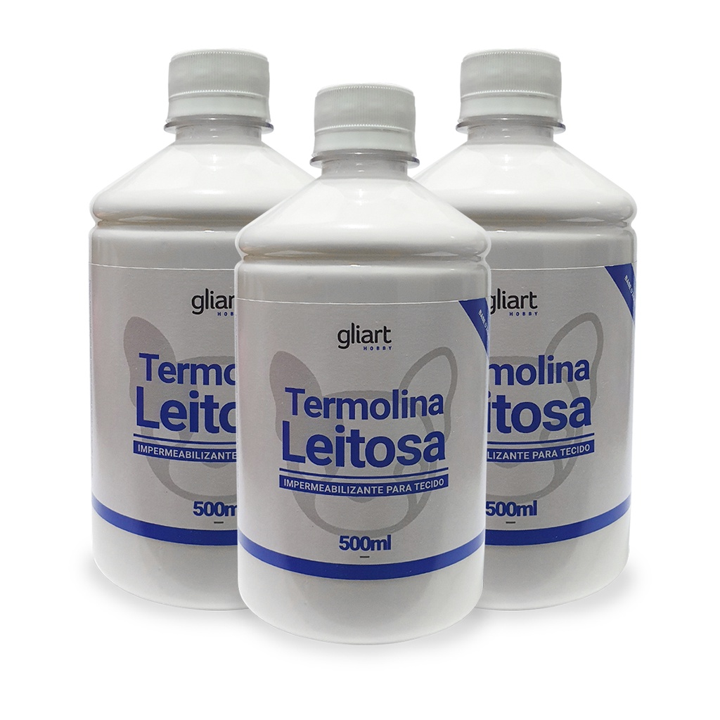 Kit 3x Termolina Leitosa 500ml Gliart | Shopee Brasil