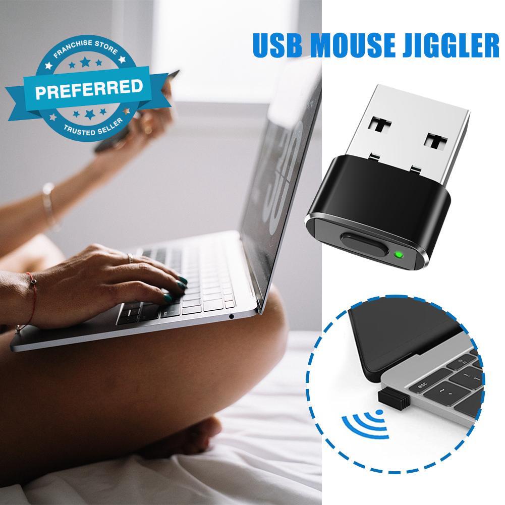 Rato USB Jiggler Anti-sleep Computer Lock Screen Move Automaticamente O ...