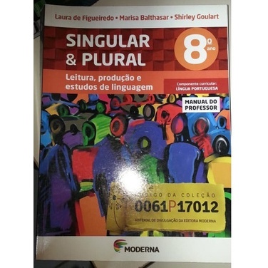 Singular & Plural: Leitura Produção Estudos 8º Ano Professor | Shopee ...