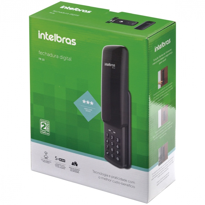 Fechadura Digital FR10 Intelbras - 4670010 | Shopee Brasil