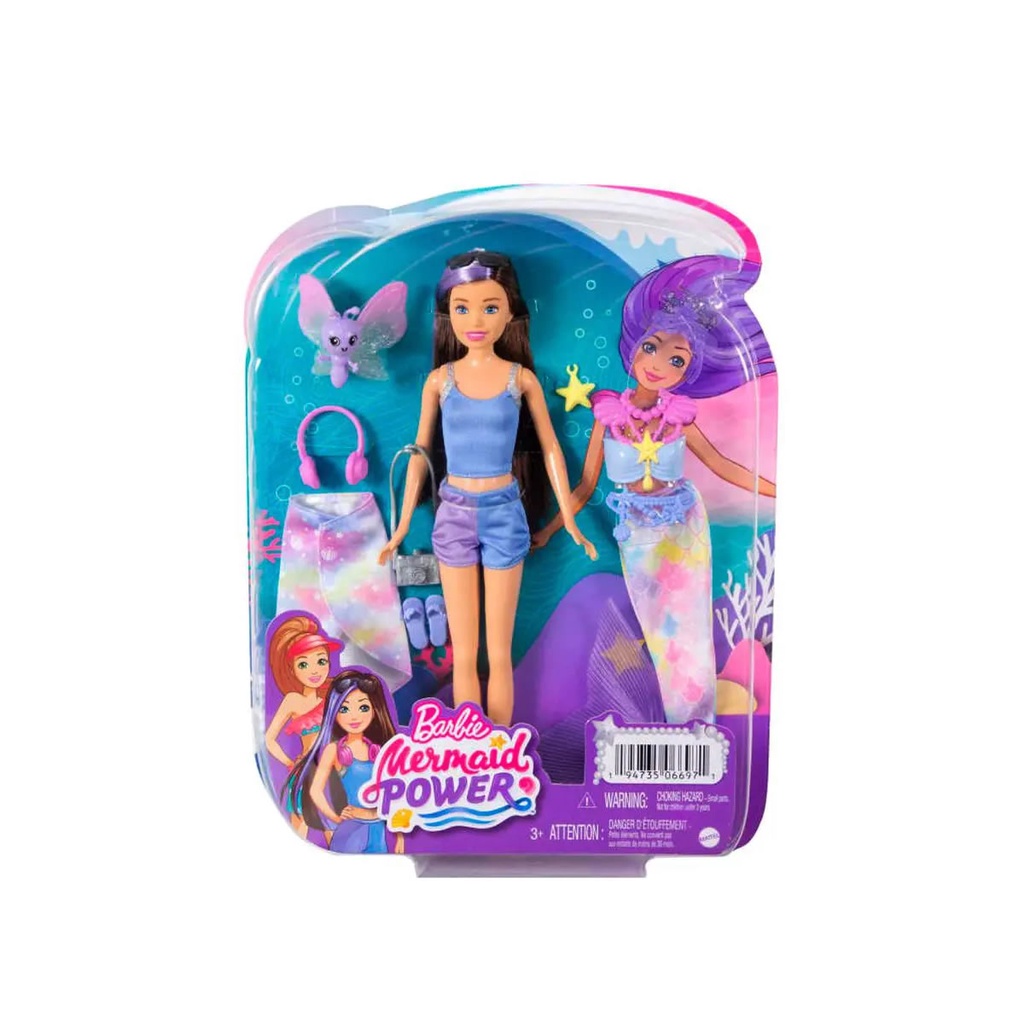 Barbie Skipper Mermaid Power Sereia Mattel | Shopee Brasil