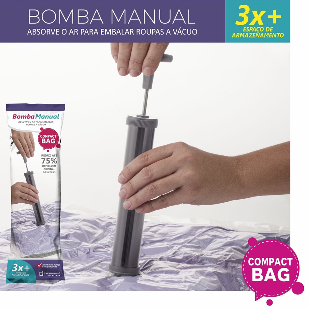 Bomba De Ar Para Saco A Vácuo Vac Bag Bomba Plástica Paramount | Shopee ...