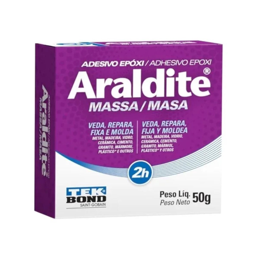 Adesivo Epóxi Araldite Massa Tek Bond 50g Novo | Shopee Brasil