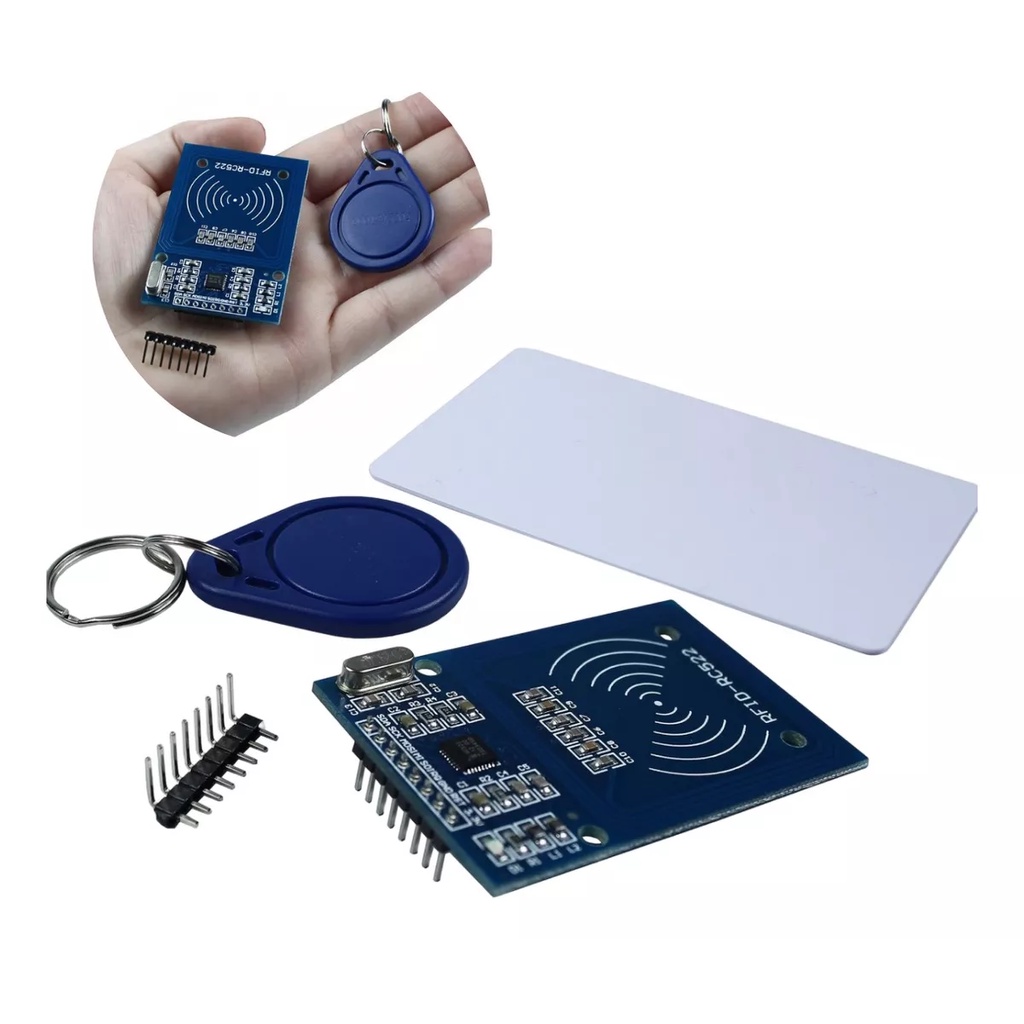 Kit Leitor Rfid Rc522 Cartao Tag 13.56mhz | Shopee Brasil