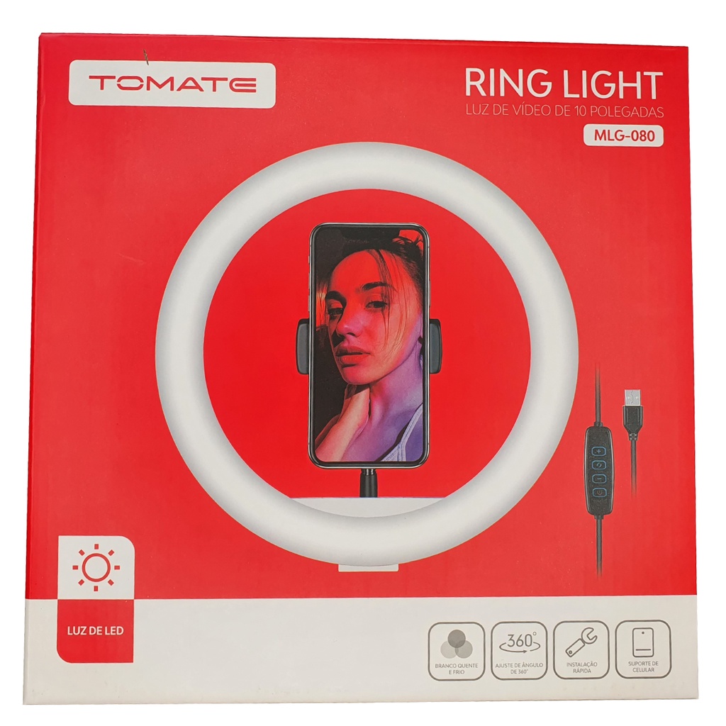 Ring Light Iluminador Ringlight Hing Light Led Profissional - Faz a Boa!