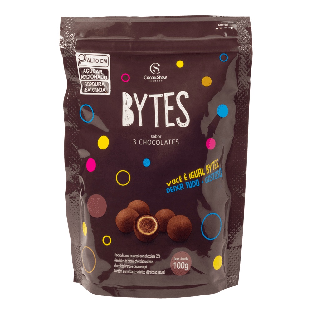 Bytes 3 Chocolates 100g Cacau Show | Shopee Brasil