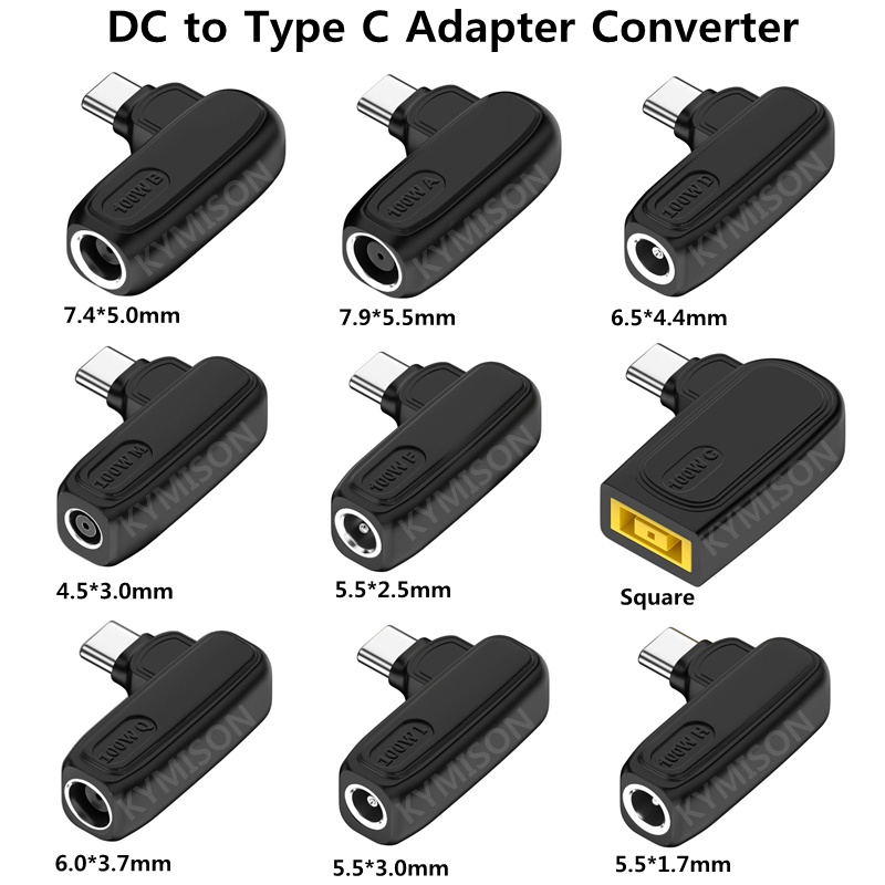 Carregador Universal De Portátil 65W 100W DC Para USB C Tipo PD ...