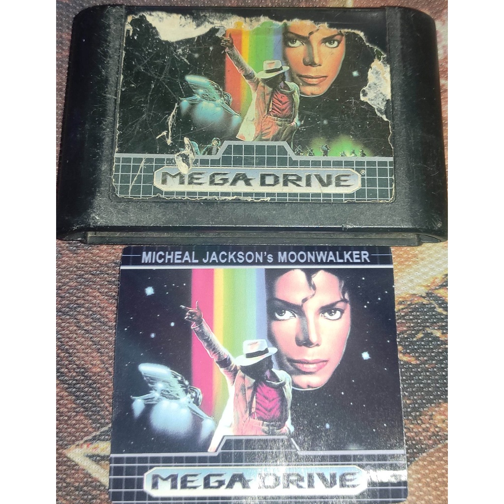 Jogo Michael Jackson's moonwalker , Original Game, Fita, Cartucho Sega ...
