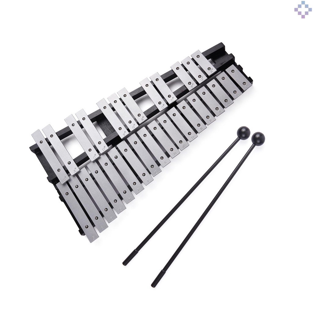 Dobrável 30 Nota Glockenspiel Xilofone Moldura De Madeira Barras De ...